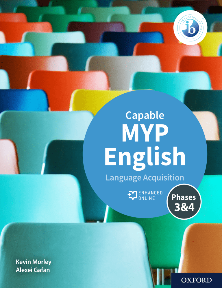 MYP English Language Acquisition: Life's Opportunities
