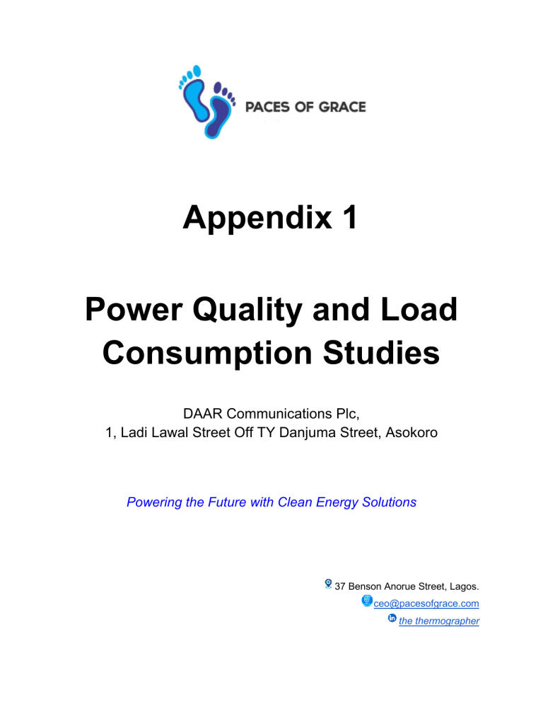 Power Quality & Load Study: Daar Communications