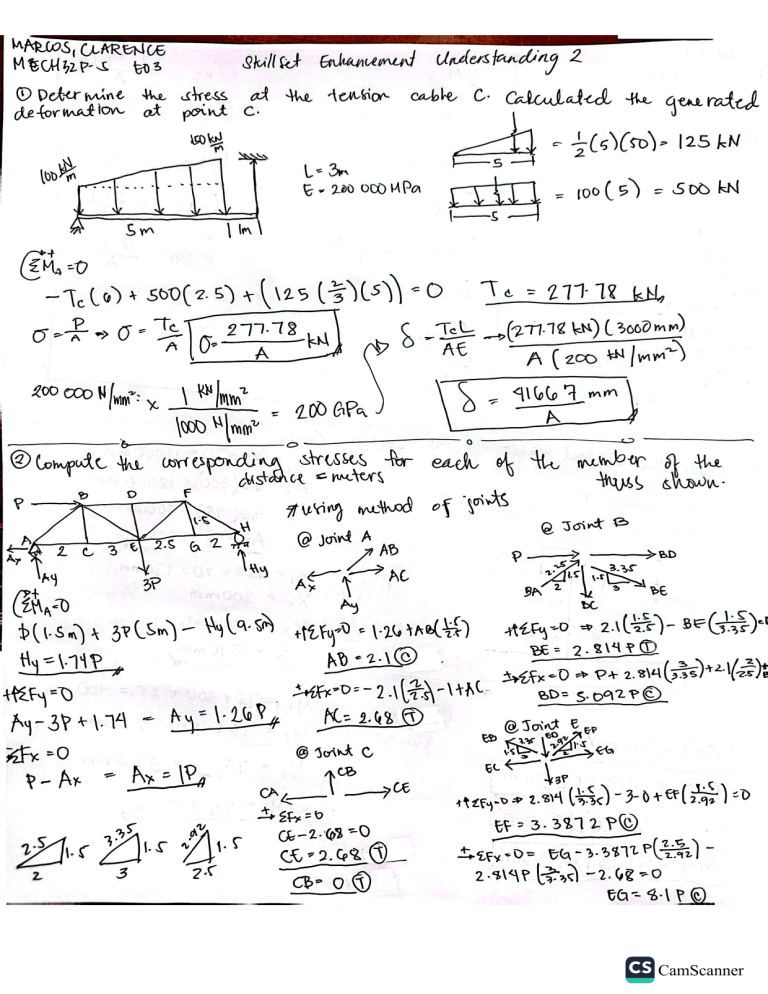 Stress & Deformation Analysis: Engineering Problem Set