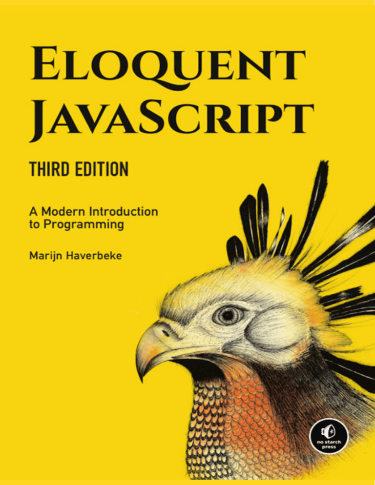 Eloquent JavaScript: A Modern Programming Introduction