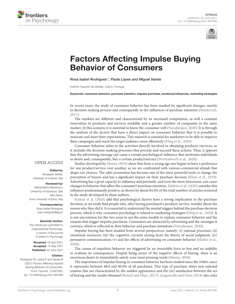 Impulse Buying Behavior: Factors & Consumer Psychology