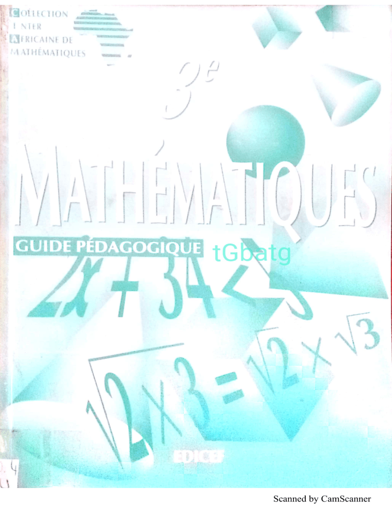 Mathematics Guide: Middle School Textbook