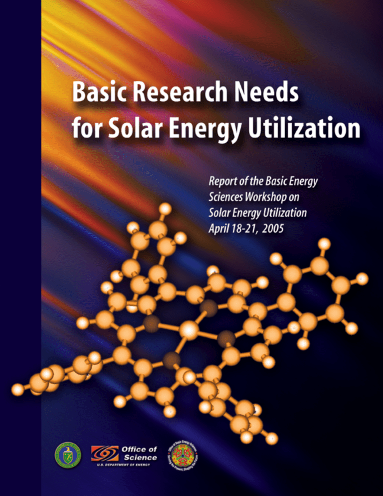 Solar Energy Utilization: Basic Research Needs