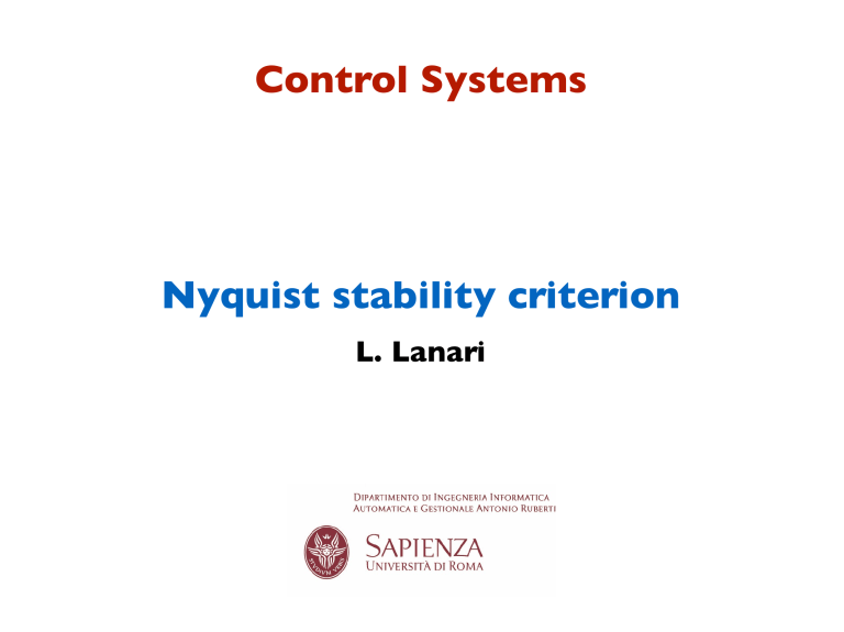 Nyquist Stability Criterion in Control Systems