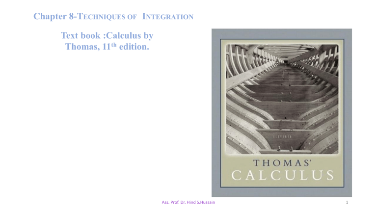 Techniques of Integration: Calculus Presentation