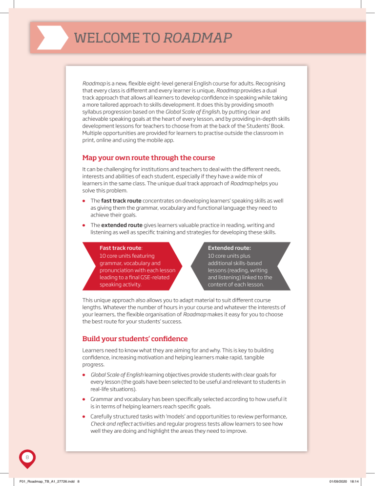 Roadmap A1 Teacher's Book: English Language Course