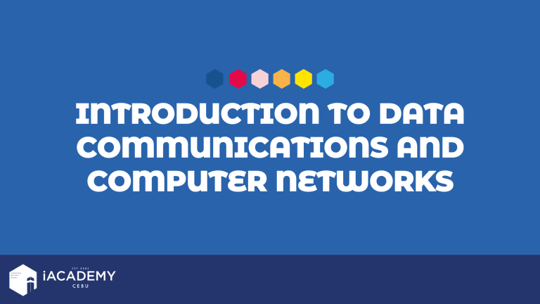 Data Communications & Computer Networks: Intro