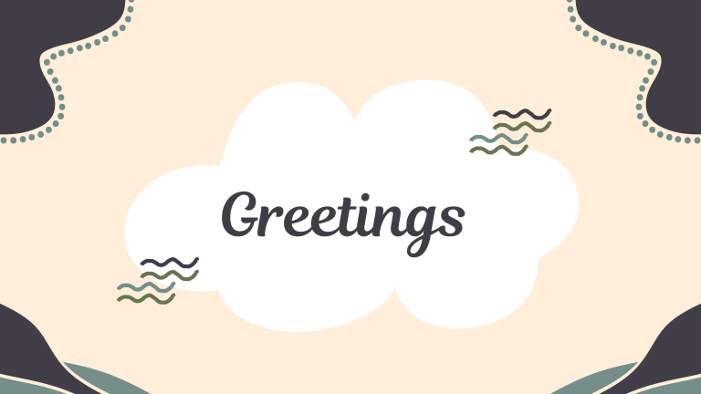 Greetings: English Conversation Starters & Vocabulary