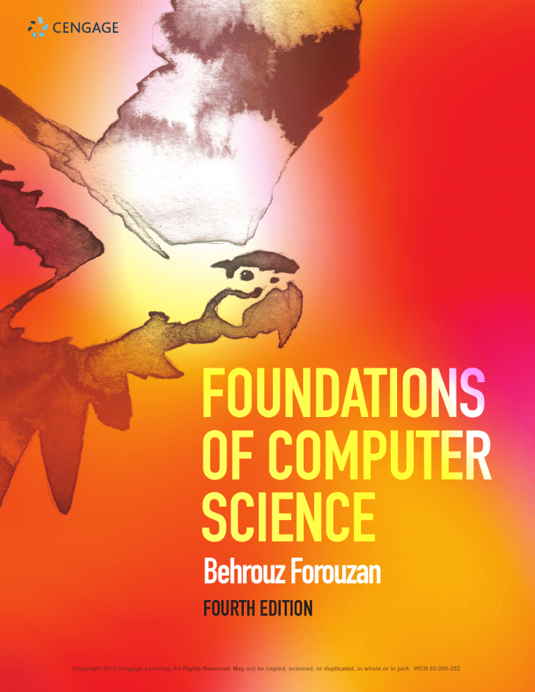 Foundations of Computer Science Textbook, 4th Edition