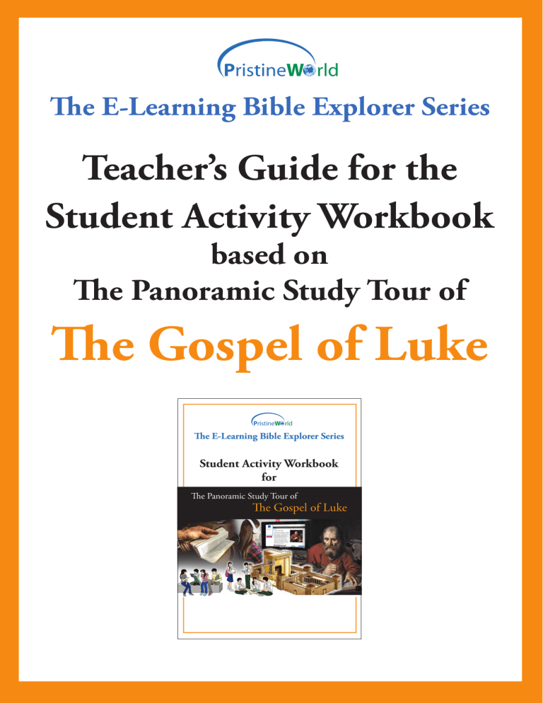 Luke Gospel Teacher's Guide: Activities & Answers