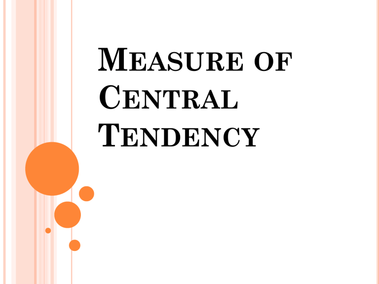 Measures of Central Tendency: Mean, Median, Mode Explained
