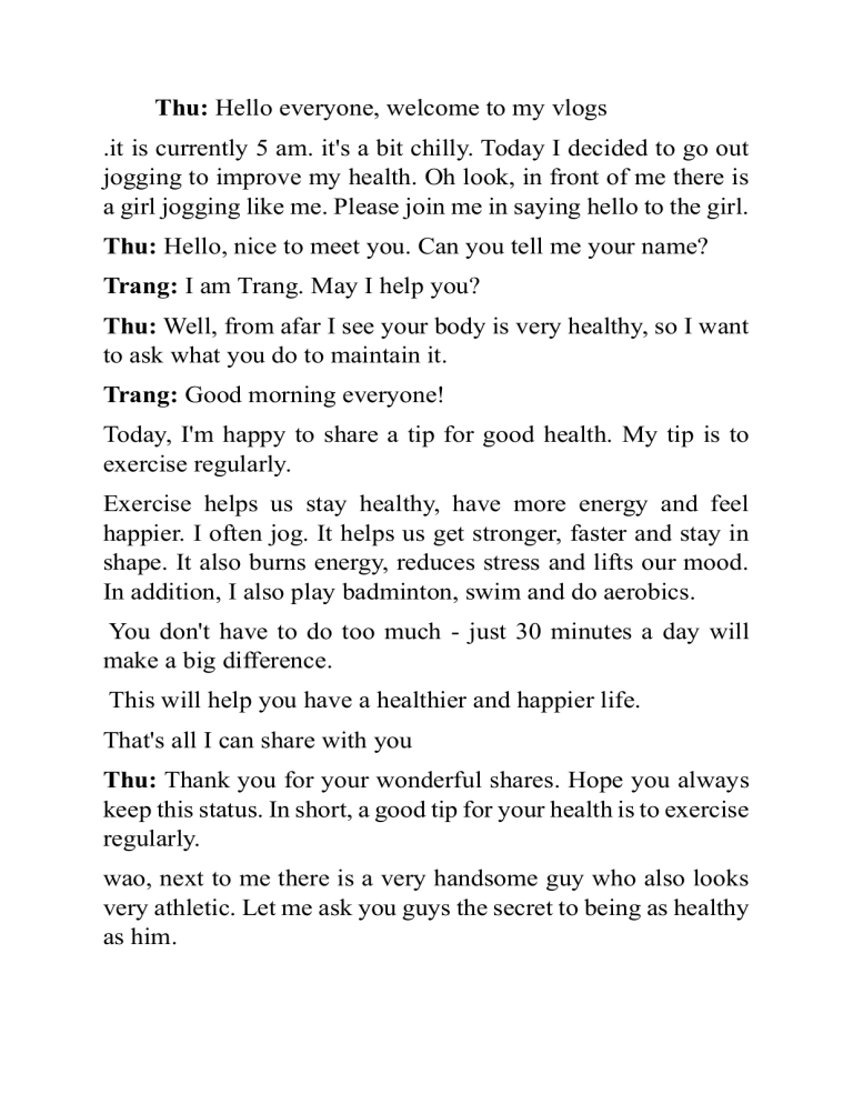 Health & Wellness Vlog: Exercise, Nutrition, and Lifestyle Tips