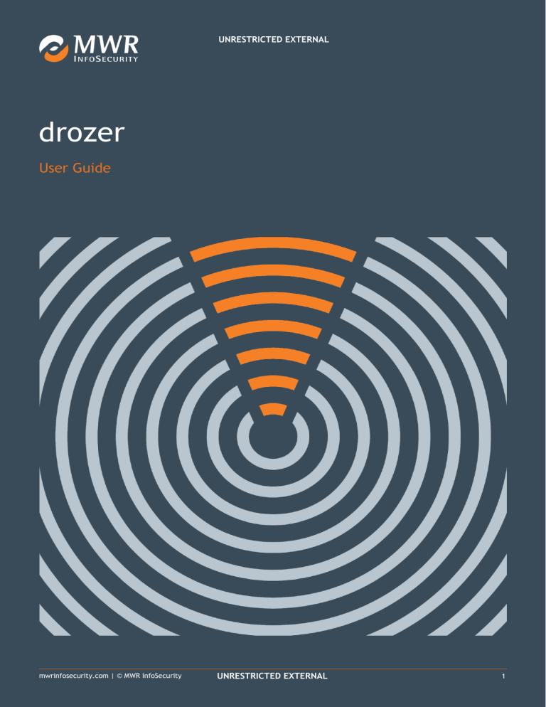 drozer User Guide: Android Security Assessment Framework
