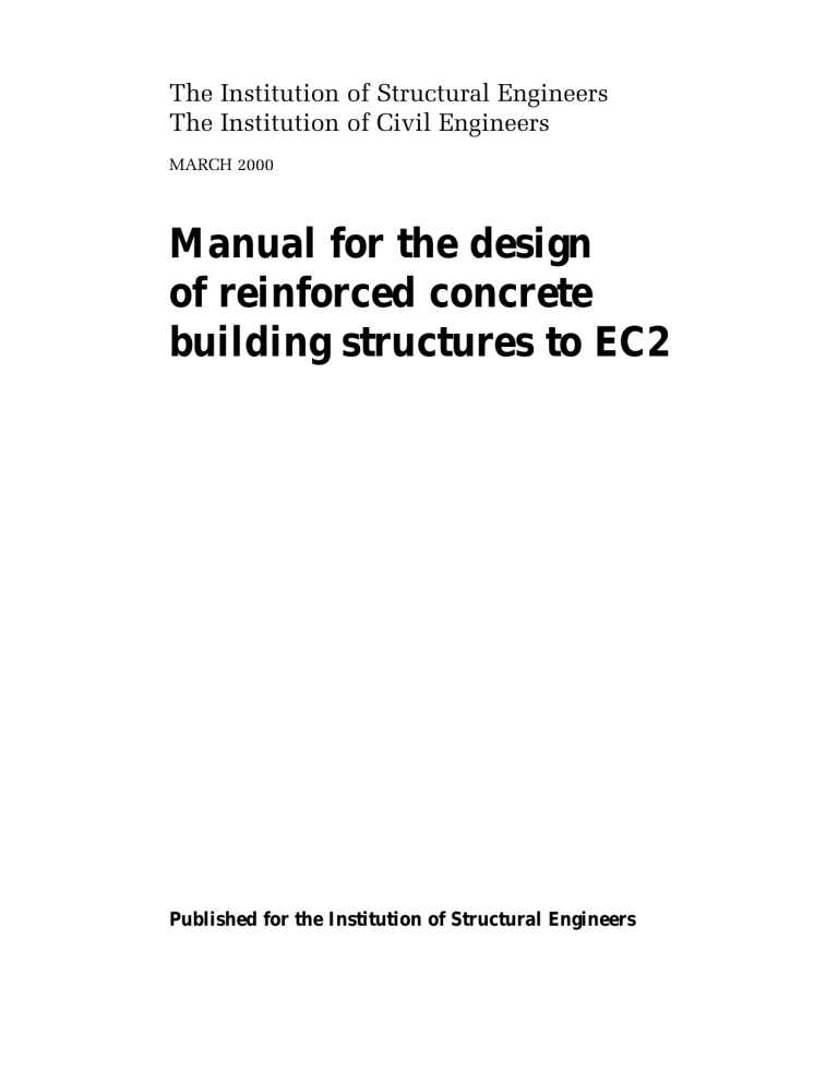 (2000) ISE - Manual Design of Reinforced Concrete Building Structures ...