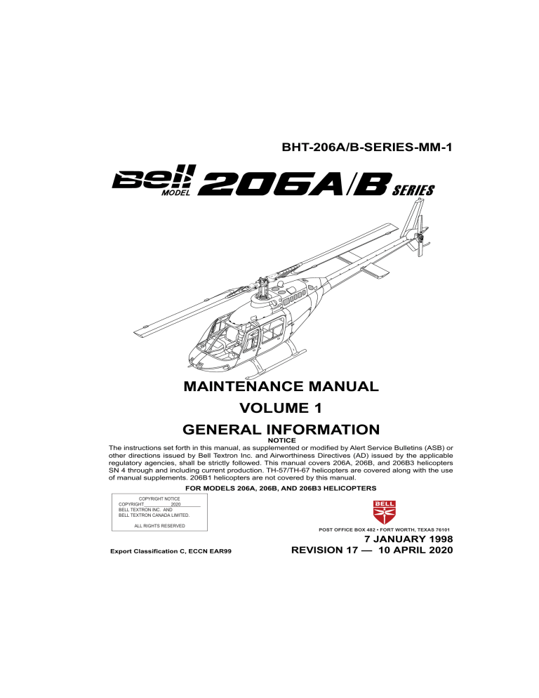 206ab-maintenance manual