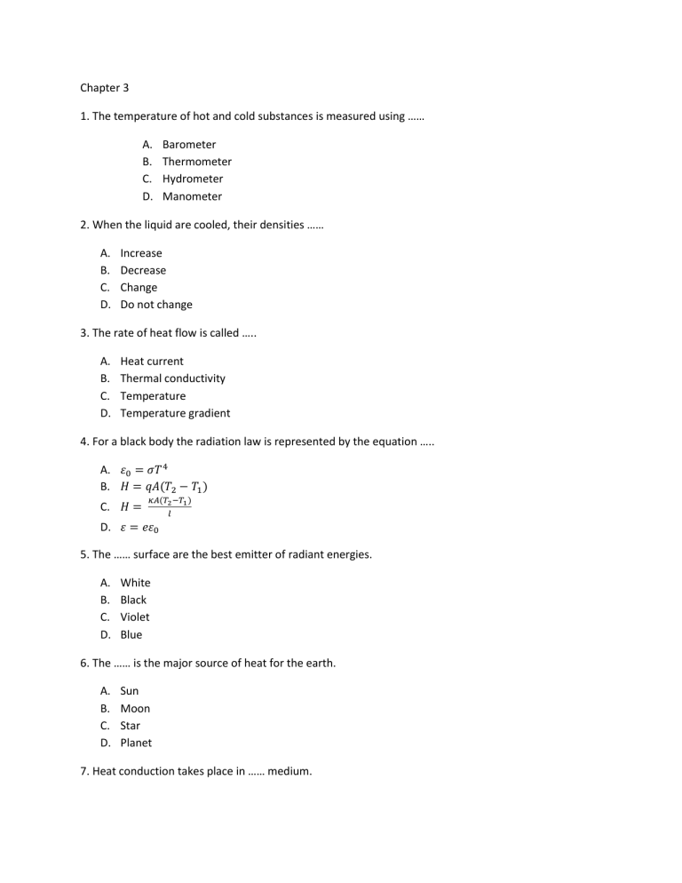 Physics Quiz: Heat Transfer & Thermodynamics
