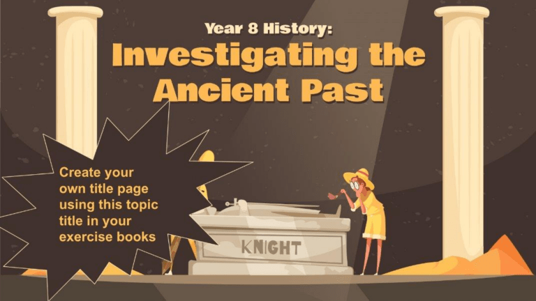 Ancient History Investigation: Year 8 Presentation