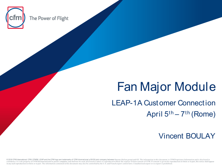 LEAP-1A Fan Module Overview: Key Differences & Improvements