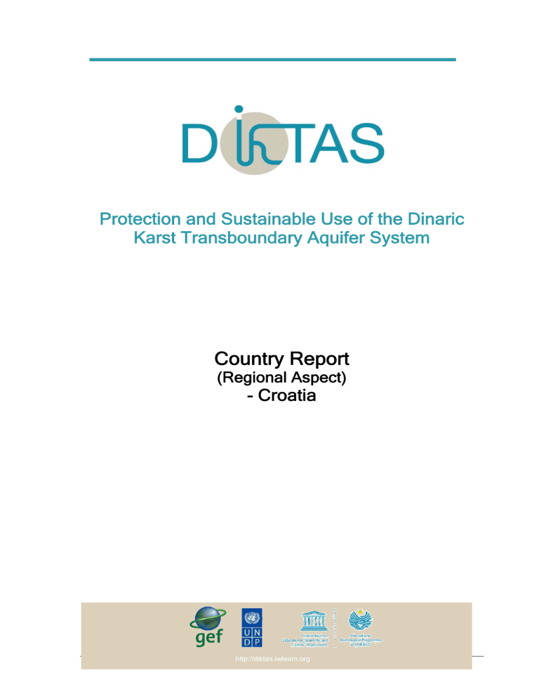 Dinaric Karst Aquifer: Croatia Country Report