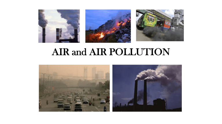 Air Pollution: Types, Sources, and Effects Presentation