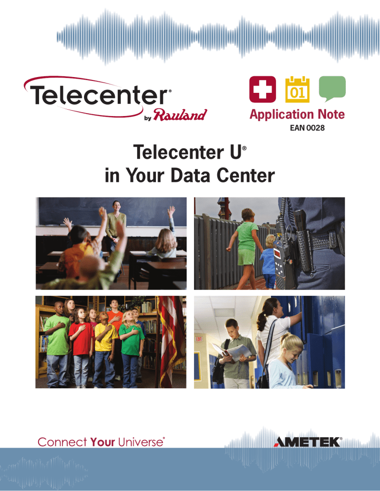 Telecenter U in Your Data Center: IT Guide