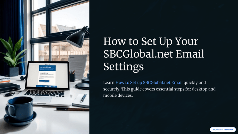 Set Up SBCGlobal.net Email: Configuration Guide