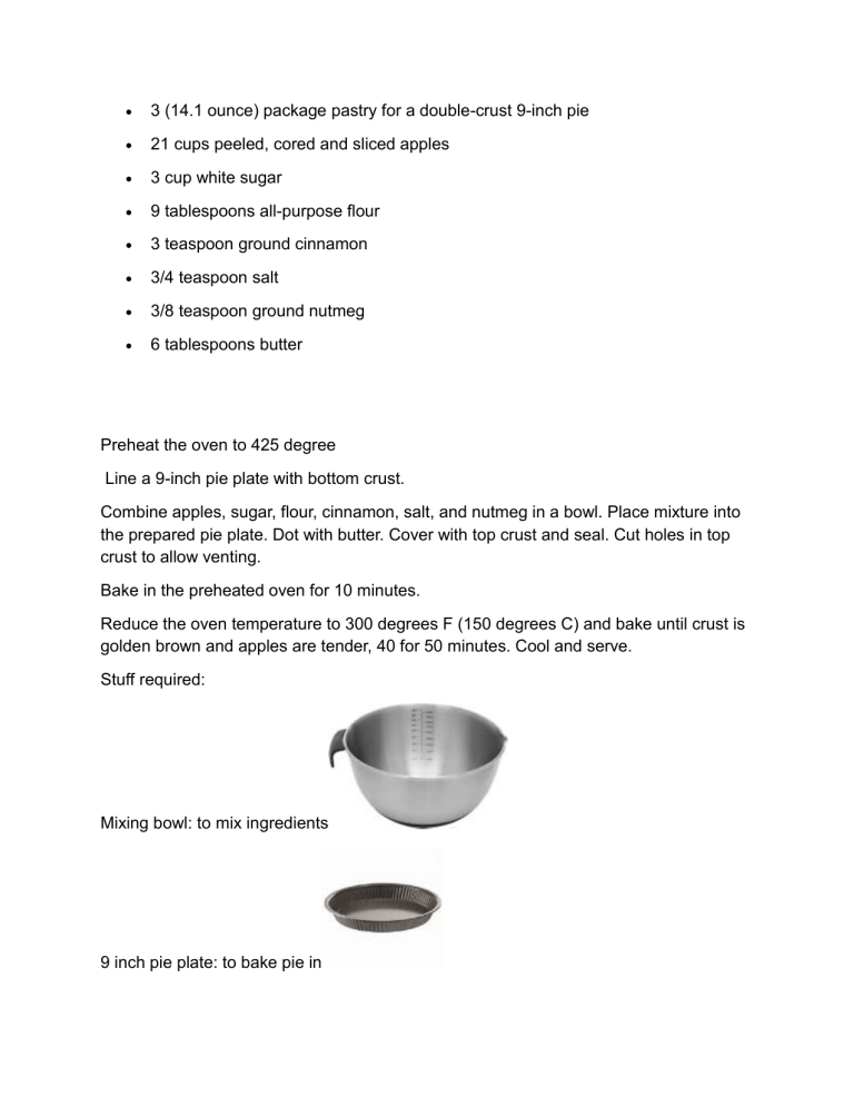 Apple Pie Recipe: Easy Homemade Baking Instructions