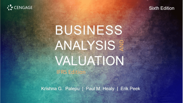 Business Analysis & Valuation Framework - Financial Statements
