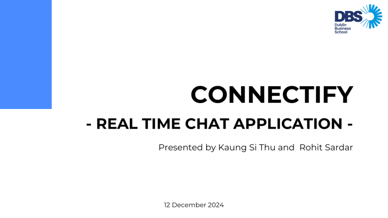 Connectify: Real-Time Chat Application Design & Implementation
