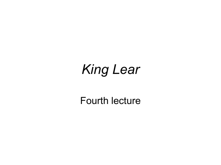 King Lear: Endings, Justice, and Redemption in Shakespeare
