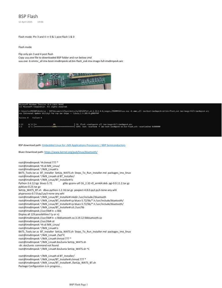 i.MX BSP Flash Guide
