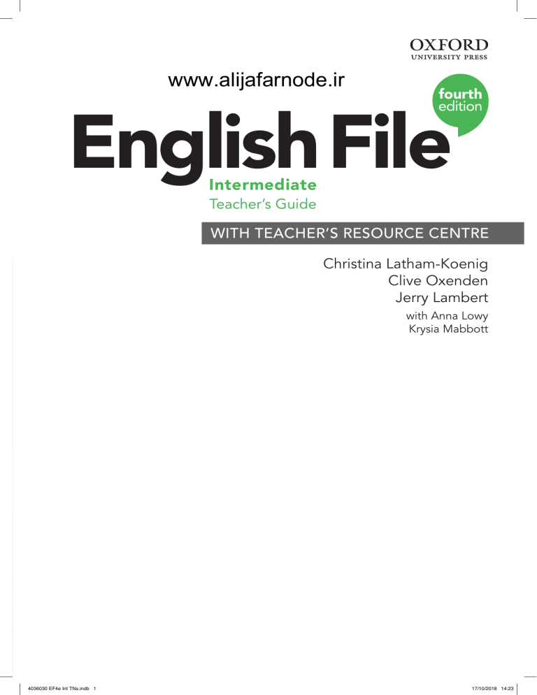 English File Intermediate Teacher's Guide