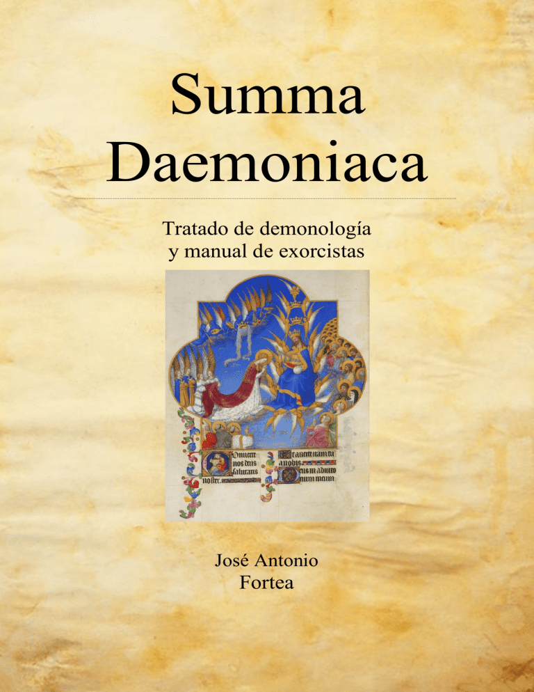 Summa Daemoniaca: Manual de Demonología y Exorcismo