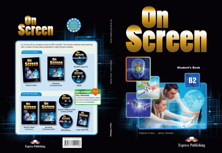 On Screen B2 Student's Book: English Language Learning