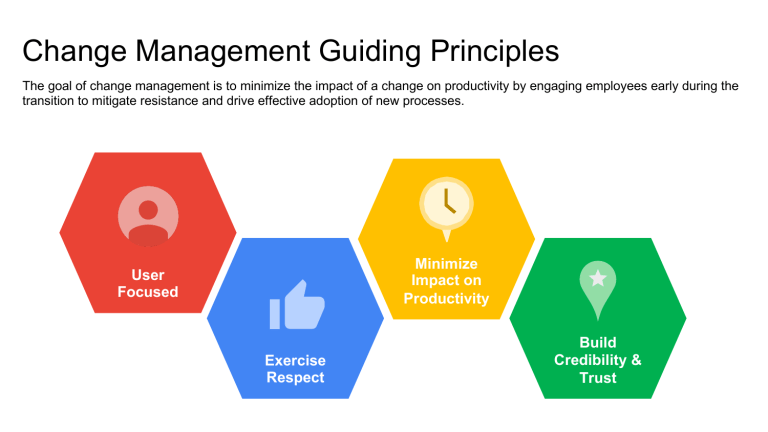 Change Management: Guiding Principles & Implementation