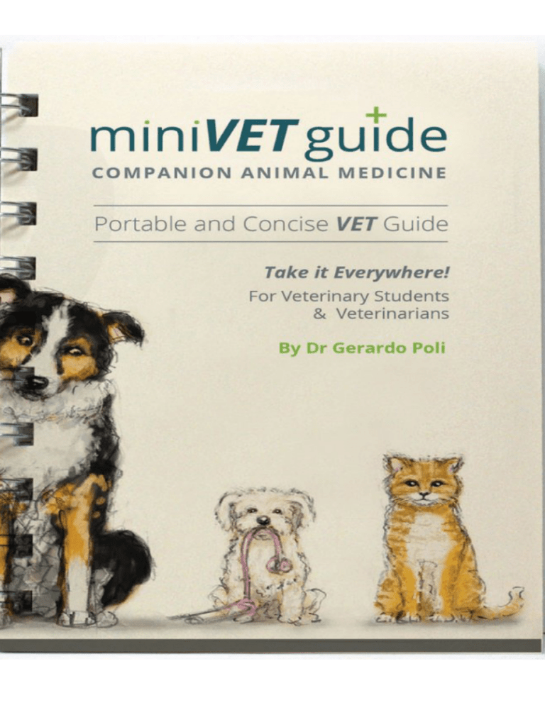 MiniVET Guide: Companion Animal Medicine