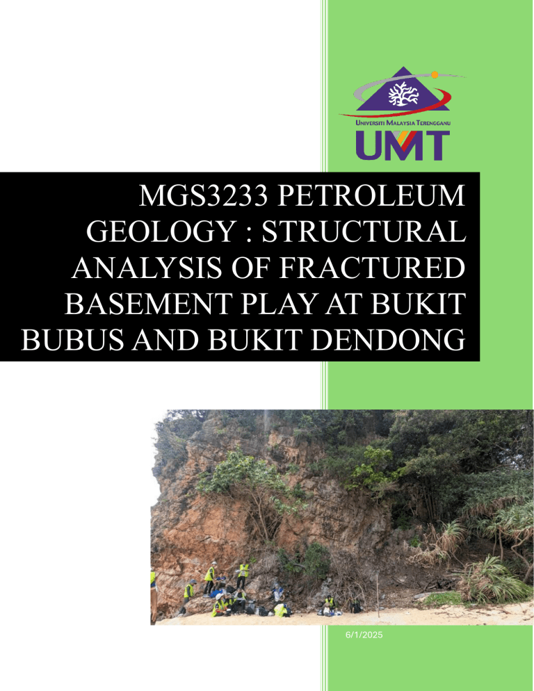 Petroleum Geology: Fractured Basement Analysis