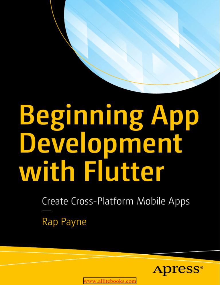 Beginning App Development with Flutter