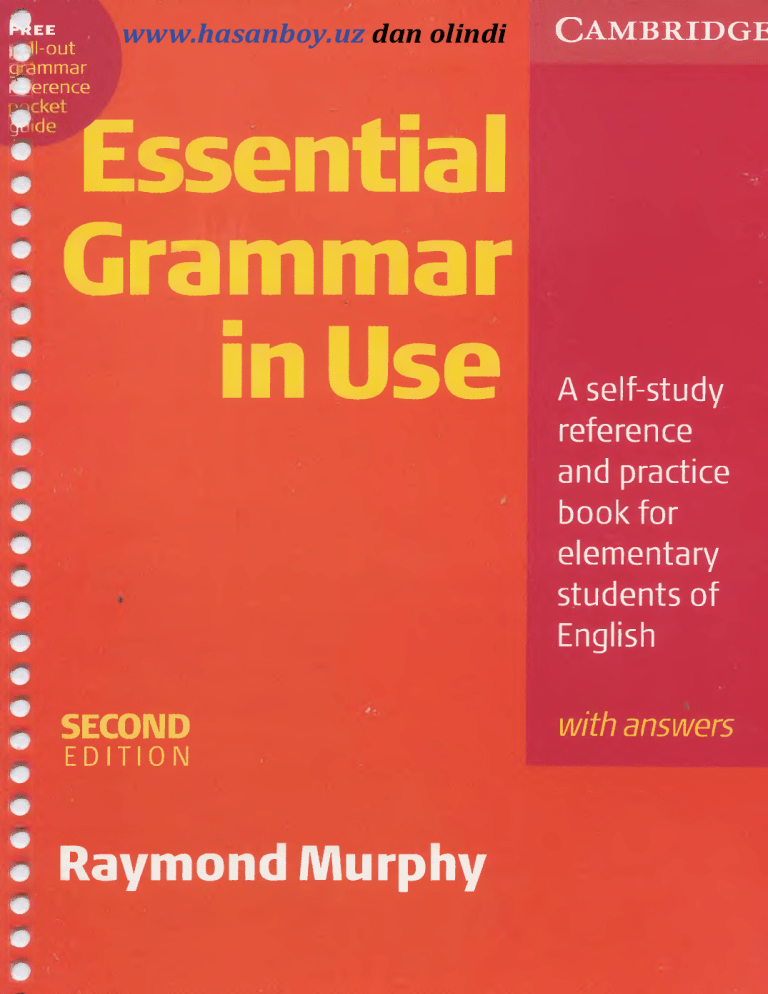 Essential English Grammar Textbook for Elementary Students