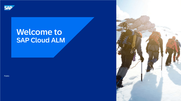 SAP Cloud ALM Overview: Implementation, Operations, Service