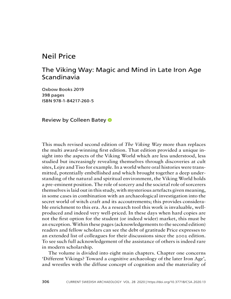 The Viking Way: Magic & Mind - Book Review