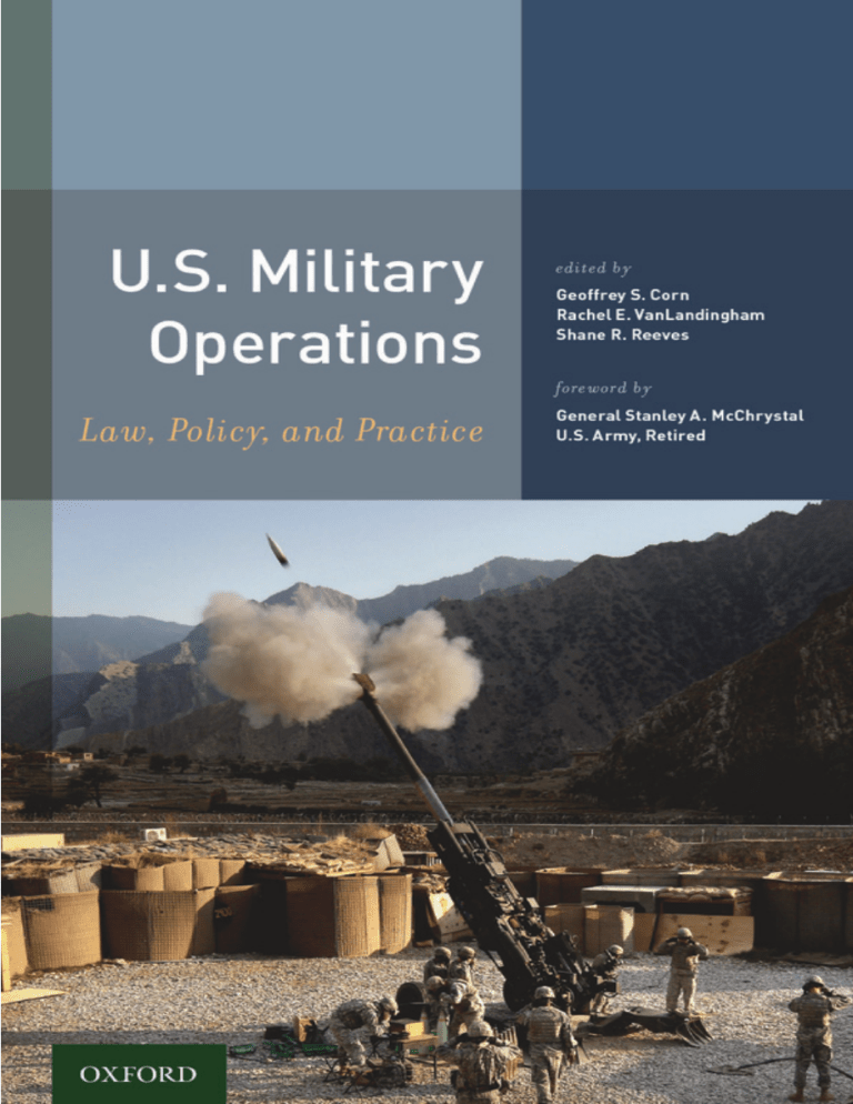 U.S. Military Operations: Law, Policy, Practice