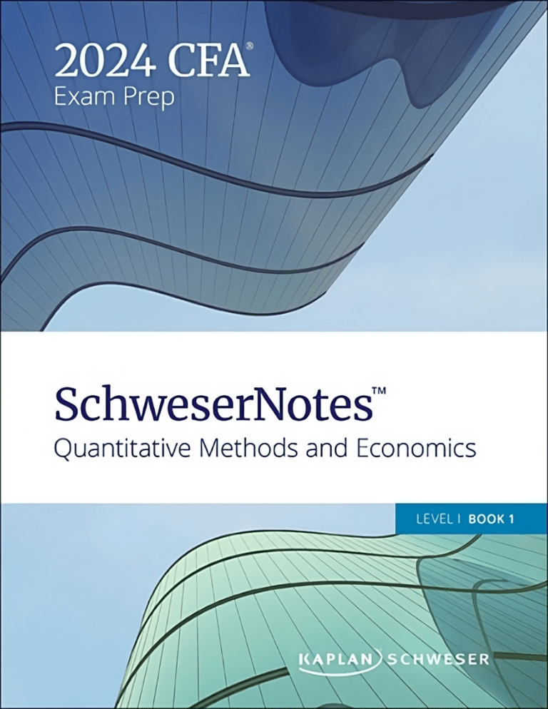 CFA Level I: Quantitative Methods & Economics Study Notes