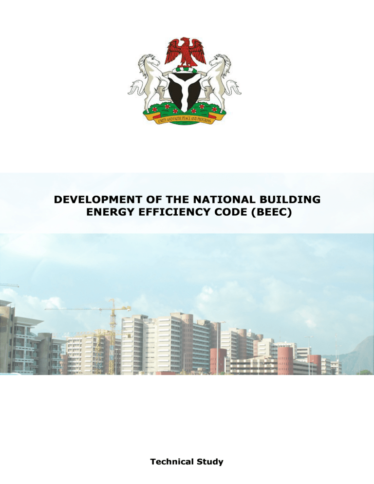 Nigeria Building Energy Efficiency Code (BEEC) Technical Study