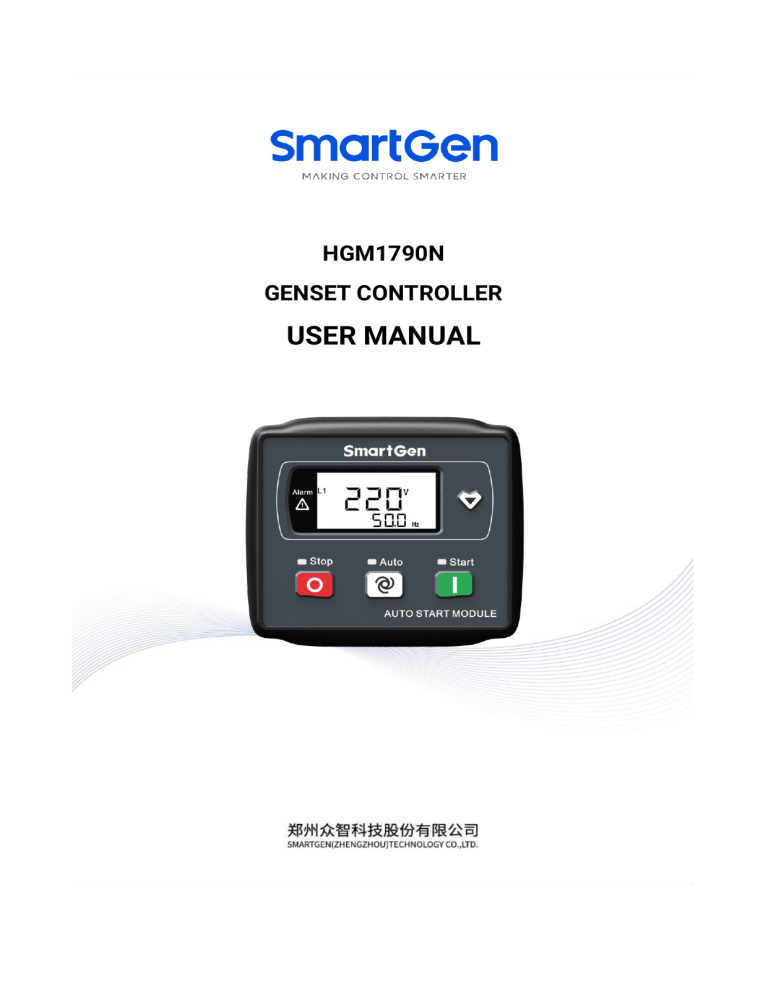 HGM1790N Genset Controller User Manual