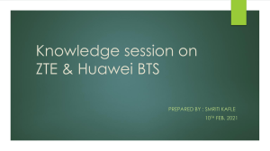 Ericsson W-CDMA BBU/RRU System Overview