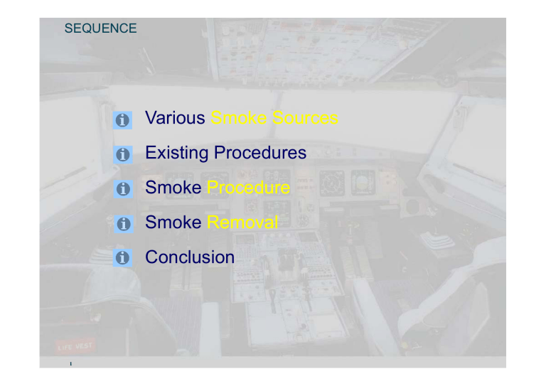 Aircraft Smoke Procedures: Sources & Removal