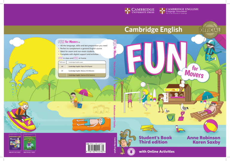 Fun for Movers Student's Book: Cambridge English Exam Prep