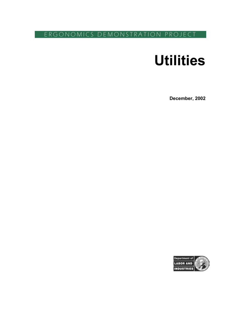 Ergonomics in Utilities: Job Assessments & Manhole Removal