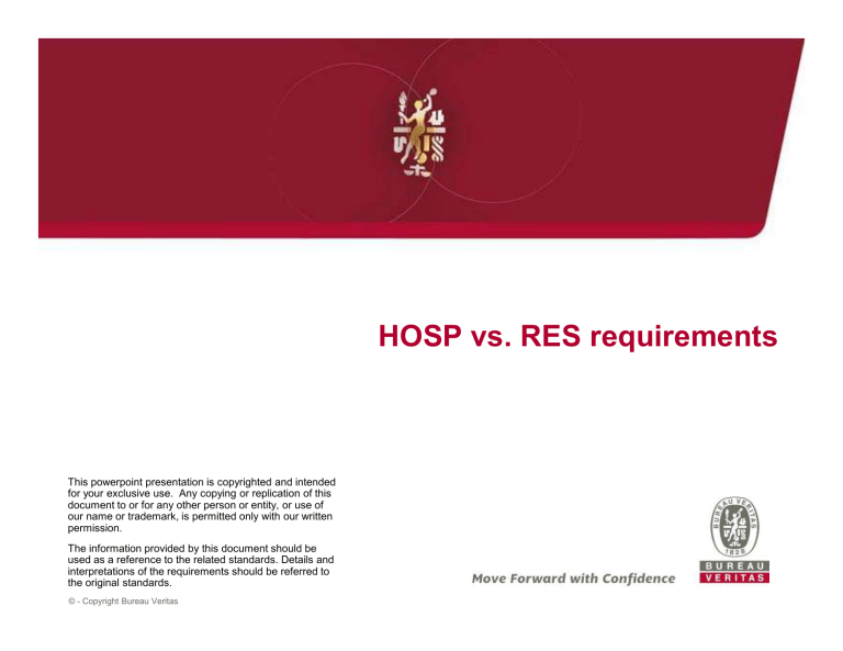 HOSP vs. RES Upholstery Testing Requirements